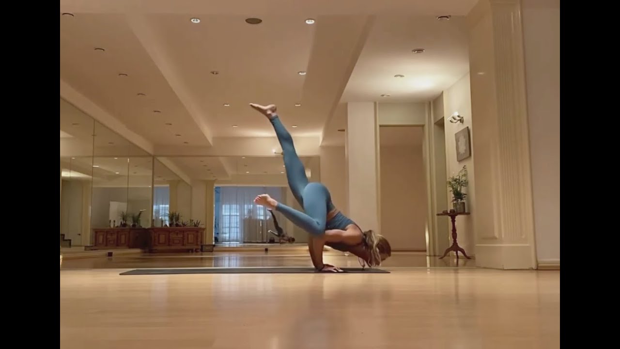 Yoga Practice | Handstand Press Up, Backbends, Pincha Mayurasana, adho ...
