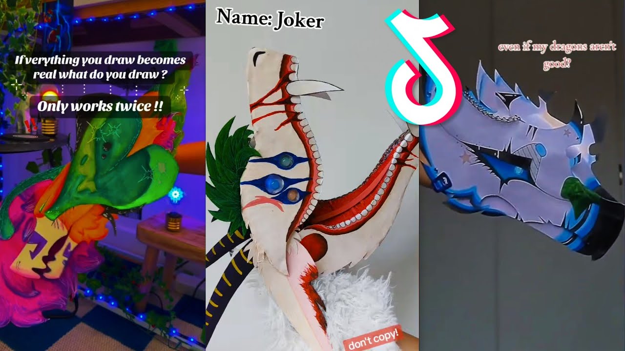 😱 UNBELIEVABLE Paper Dragon 🔥Dragon Puppet Compilation😍 #398 - YouTube