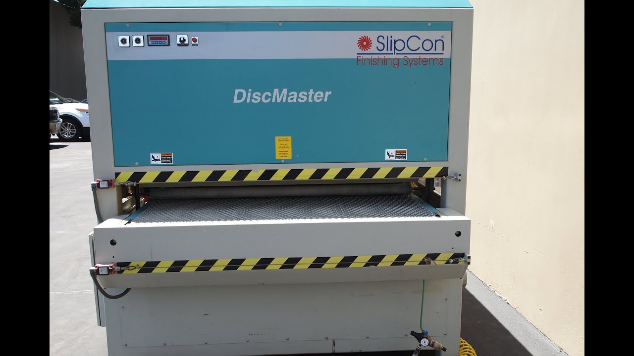 LOWER Slipcon DiskMaster Finishing Sander - YouTube