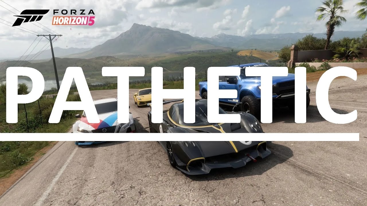 Pathetic racing AI in Forza Horizon 5 - YouTube