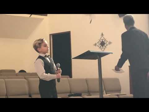 Landon Lee sings at MLK event in Bedford - YouTube