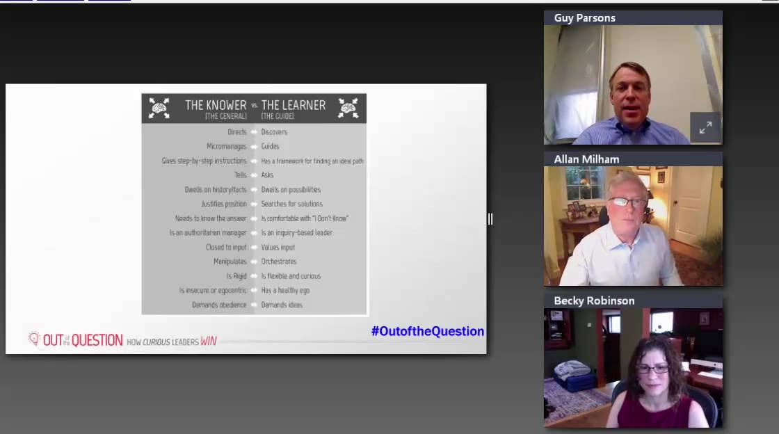 Out of the Question with Guy Parsons and Allan Milham - YouTube