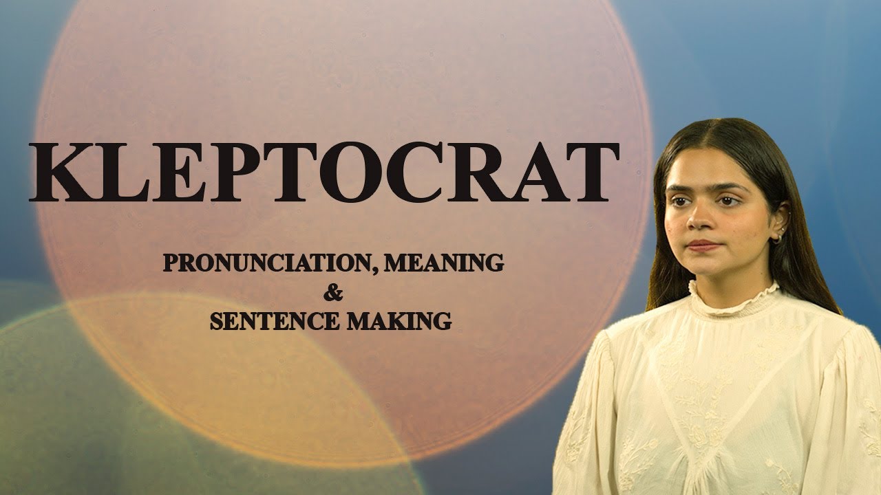 Kleptocrat - Meaning & Pronunciation Word World Audio Video Dictionary ...
