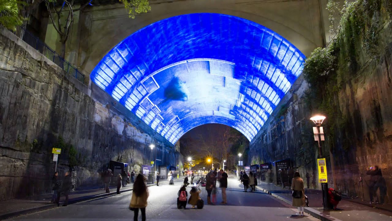 Vivid Sydney 2015 at The Argyle Cut - YouTube