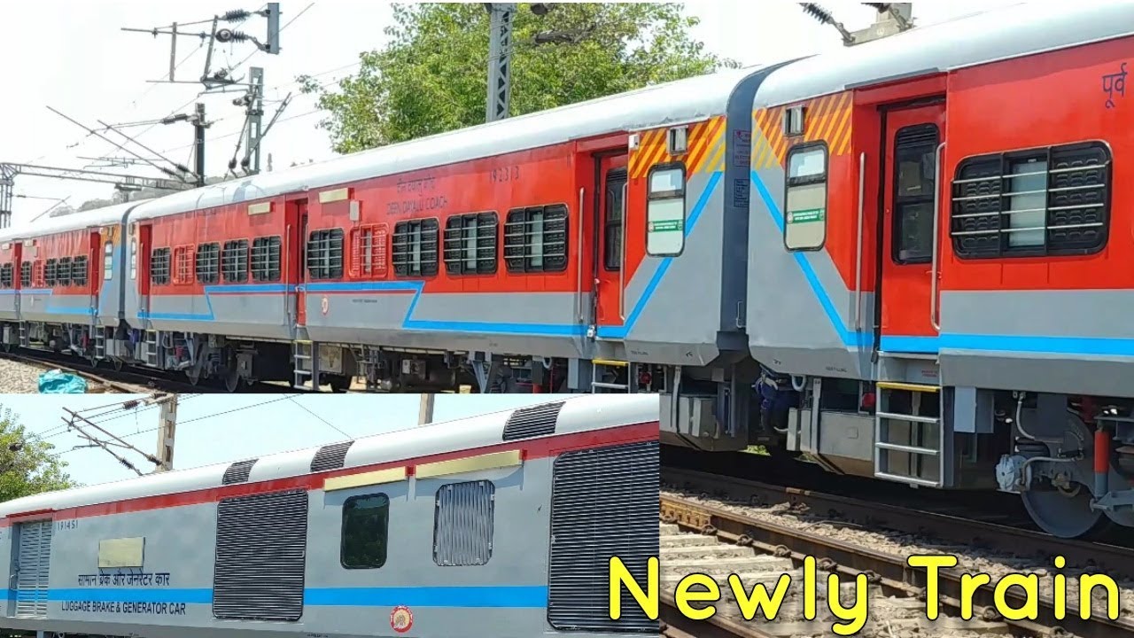 New Manufactured LHB Rake Tain INDIAN RAILWAYS - YouTube