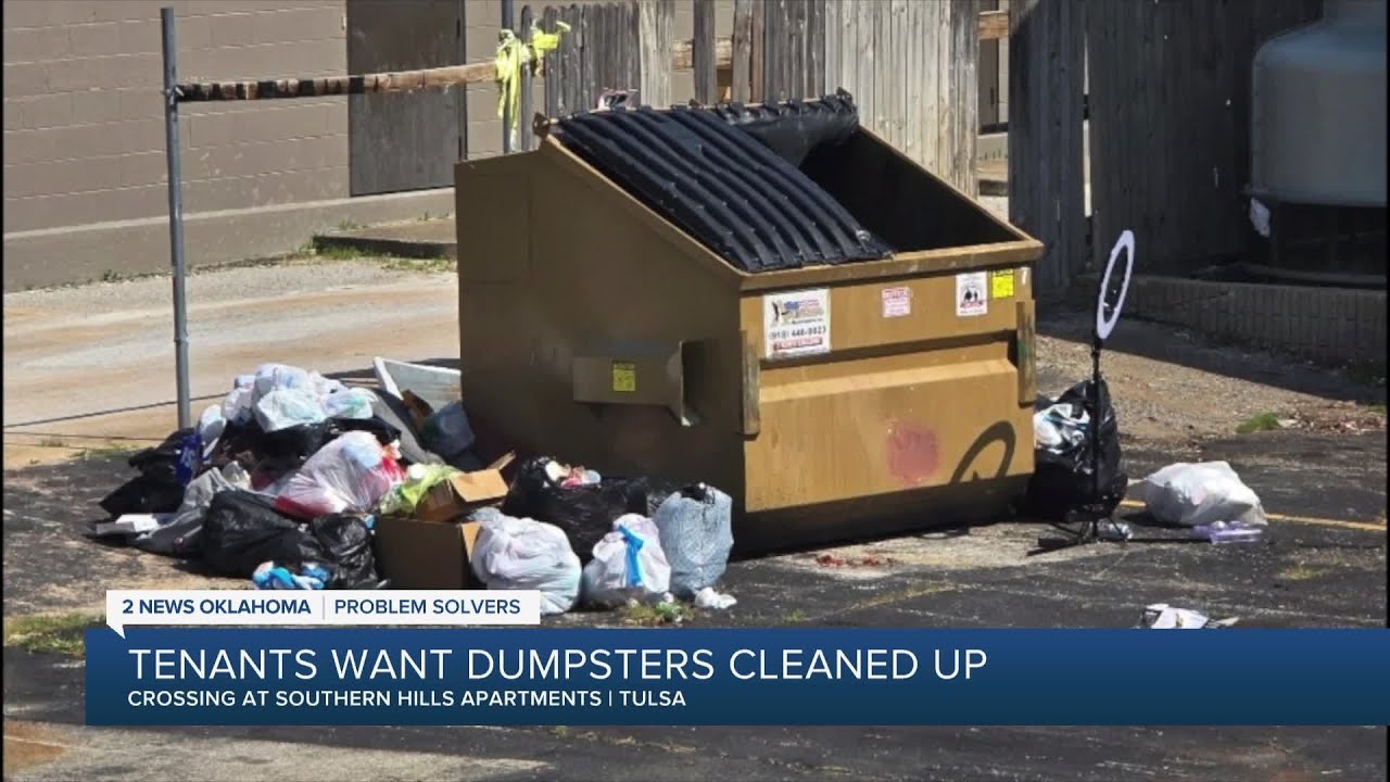HEAPS OF TRASH: Tenants want trash cleaned up at Tulsa apartment ...