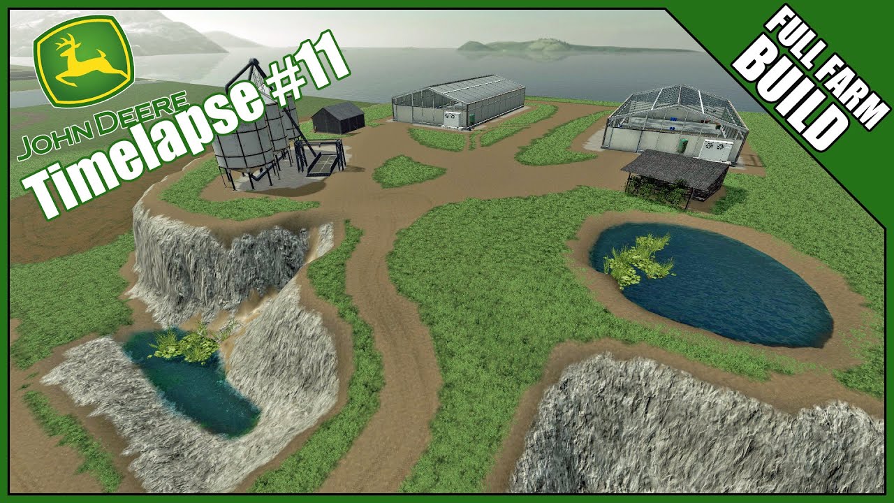 Full Farm Build #11 FS19 - Flat Map - Seasons - John Deere - YouTube