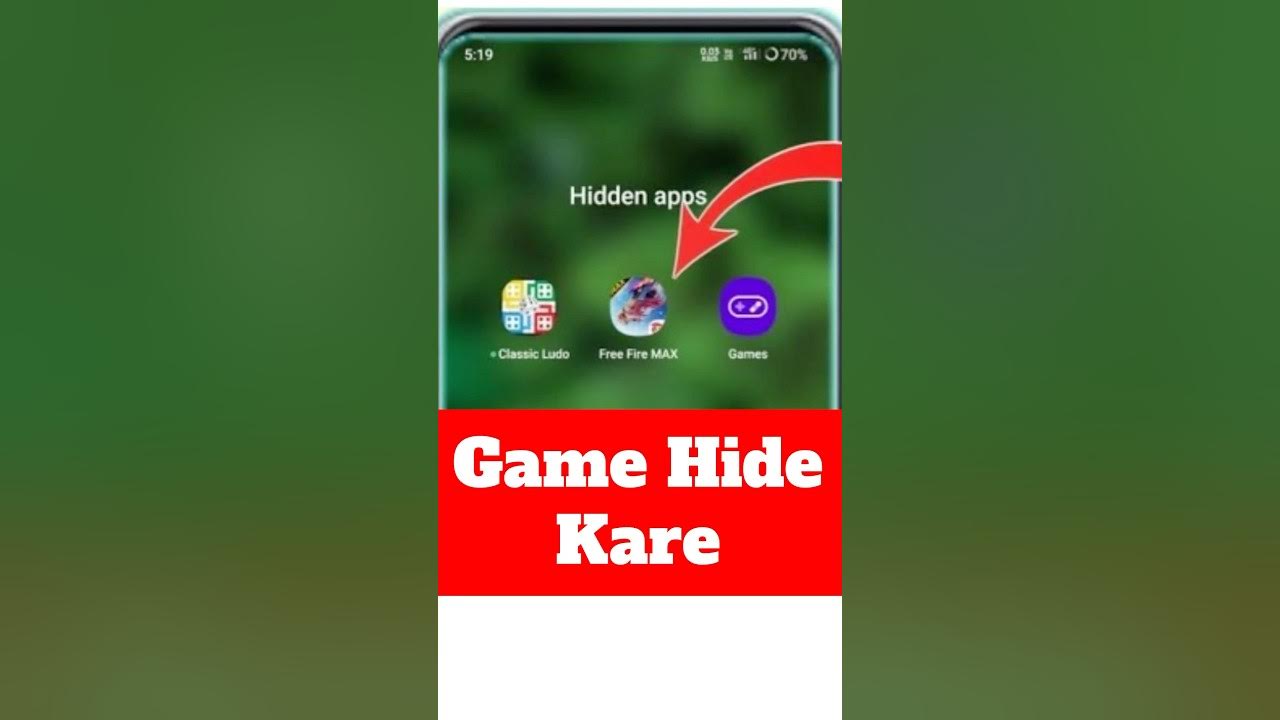 Mobile me Game Hide kaise kare | mobile me game kaise chupaye | how to hide games on android ...