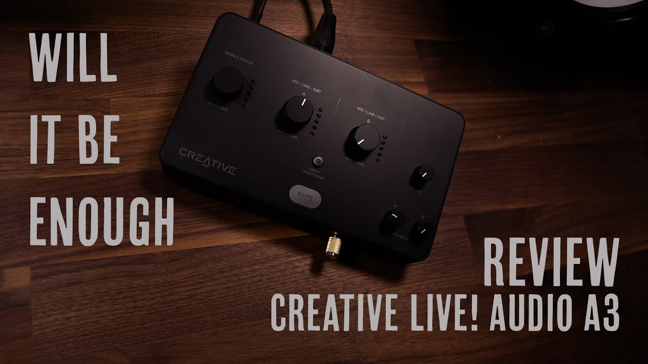 Creative LIVE Audio A3 - Review - YouTube