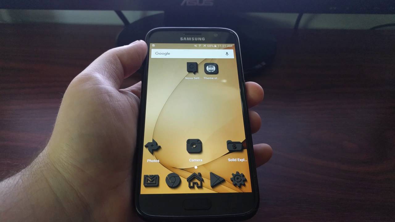 How to Install an Icon Pack on the Galaxy S7 - YouTube