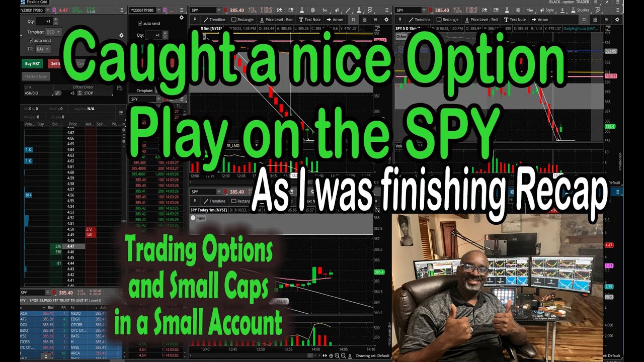 Took a Trade on the $SPY as I was uploading my Daily Recap. Trading ...