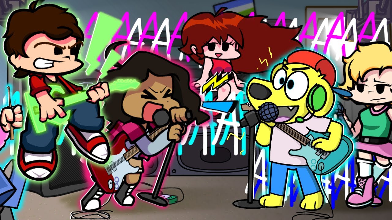 SUNDAY'S BAND REVEALED! Friday Night Funkin ARTISTIC ALTITUDE FNF Mods ...