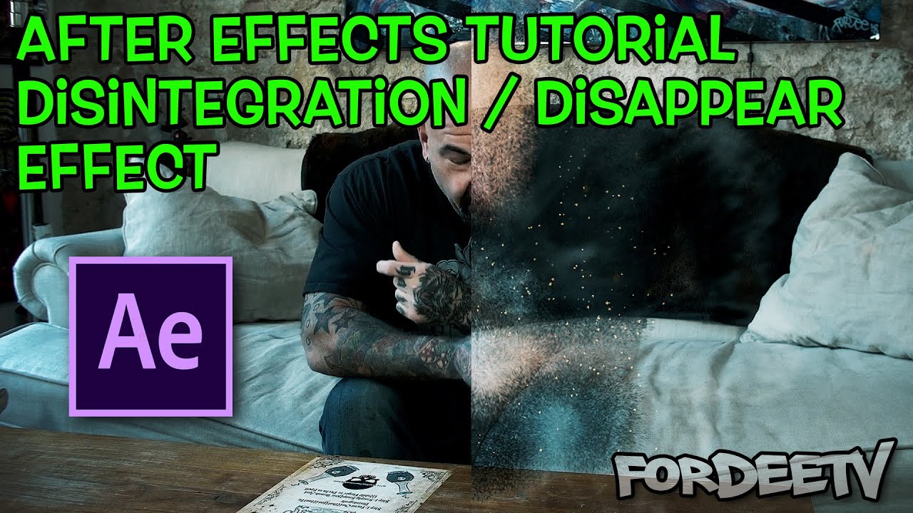 After Effects Tutorial – Disintegrate / Disappear Effect | FordeeTV ...
