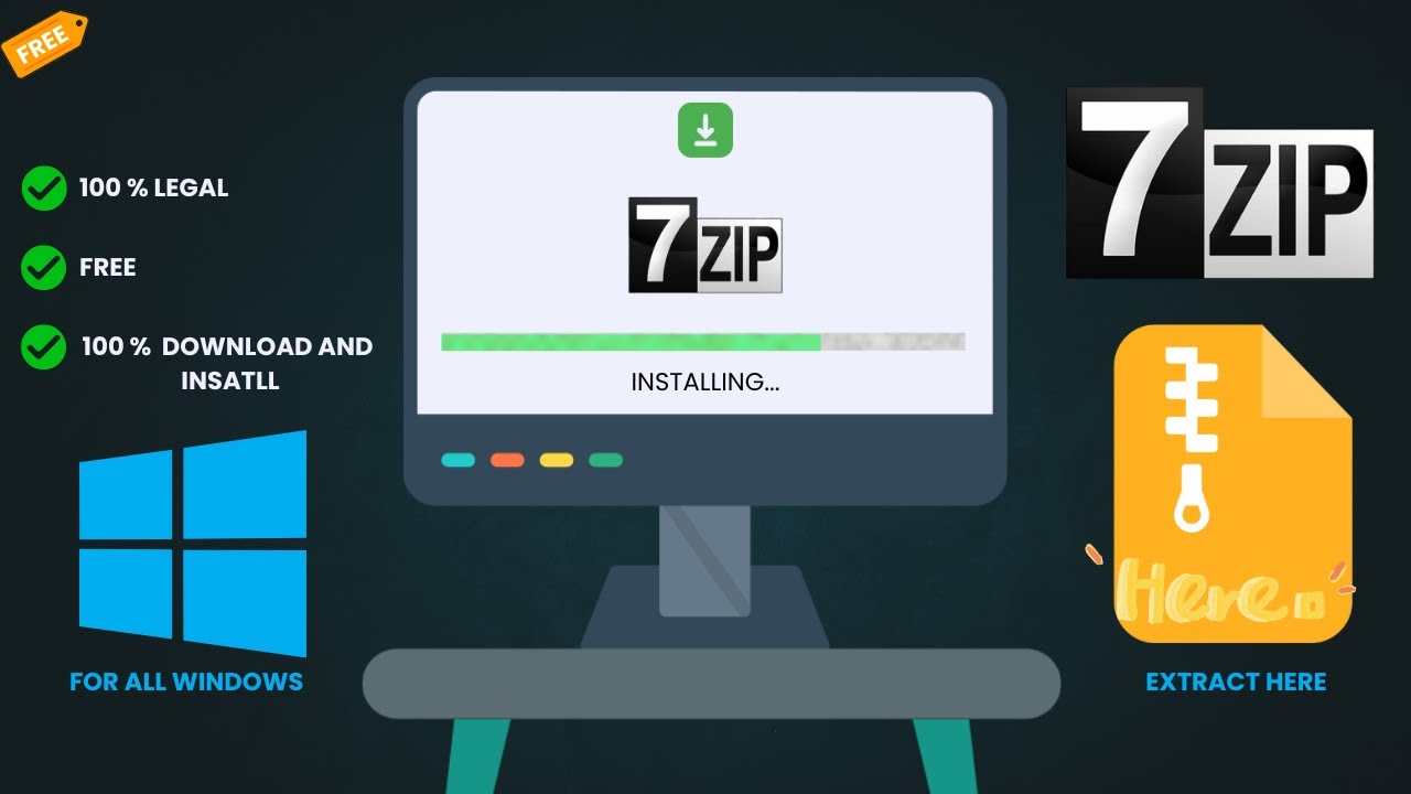 How to Download & Install 7-Zip on Windows (Step by Step) - YouTube