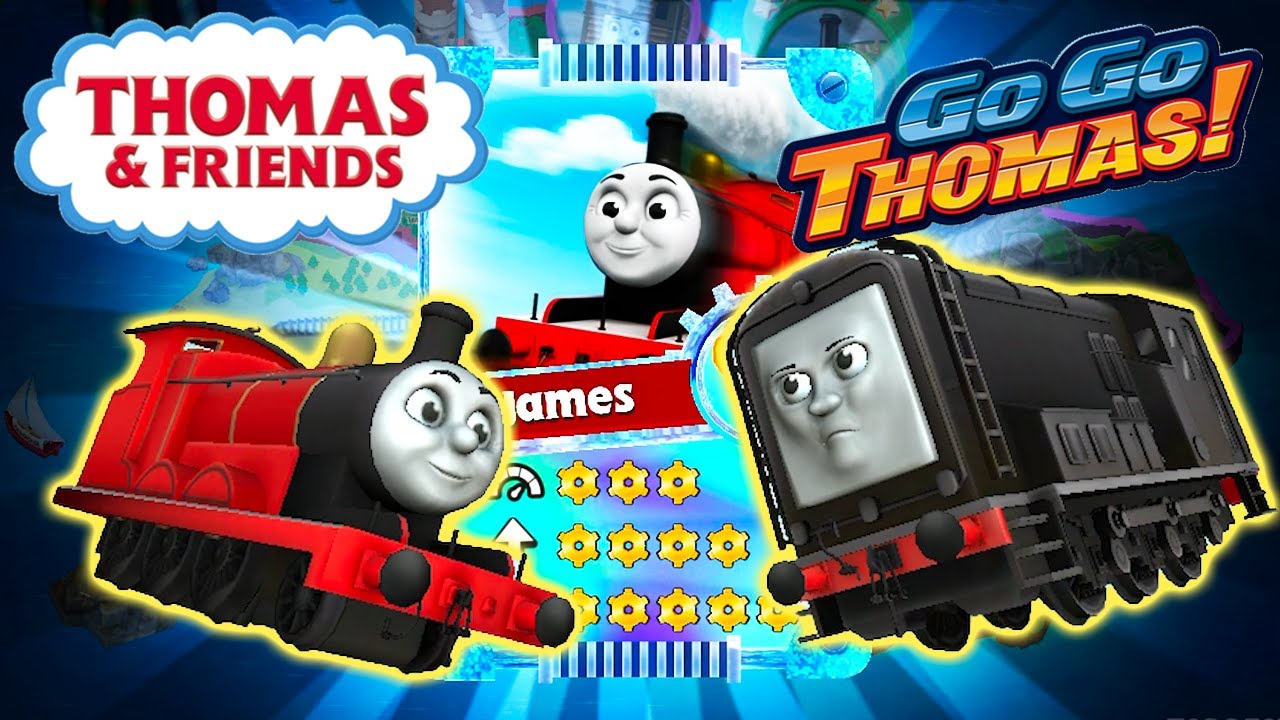 Thomas and Friends Go Go Thomas | Diamond James 詹姆士 VS Toby Super Speed ...