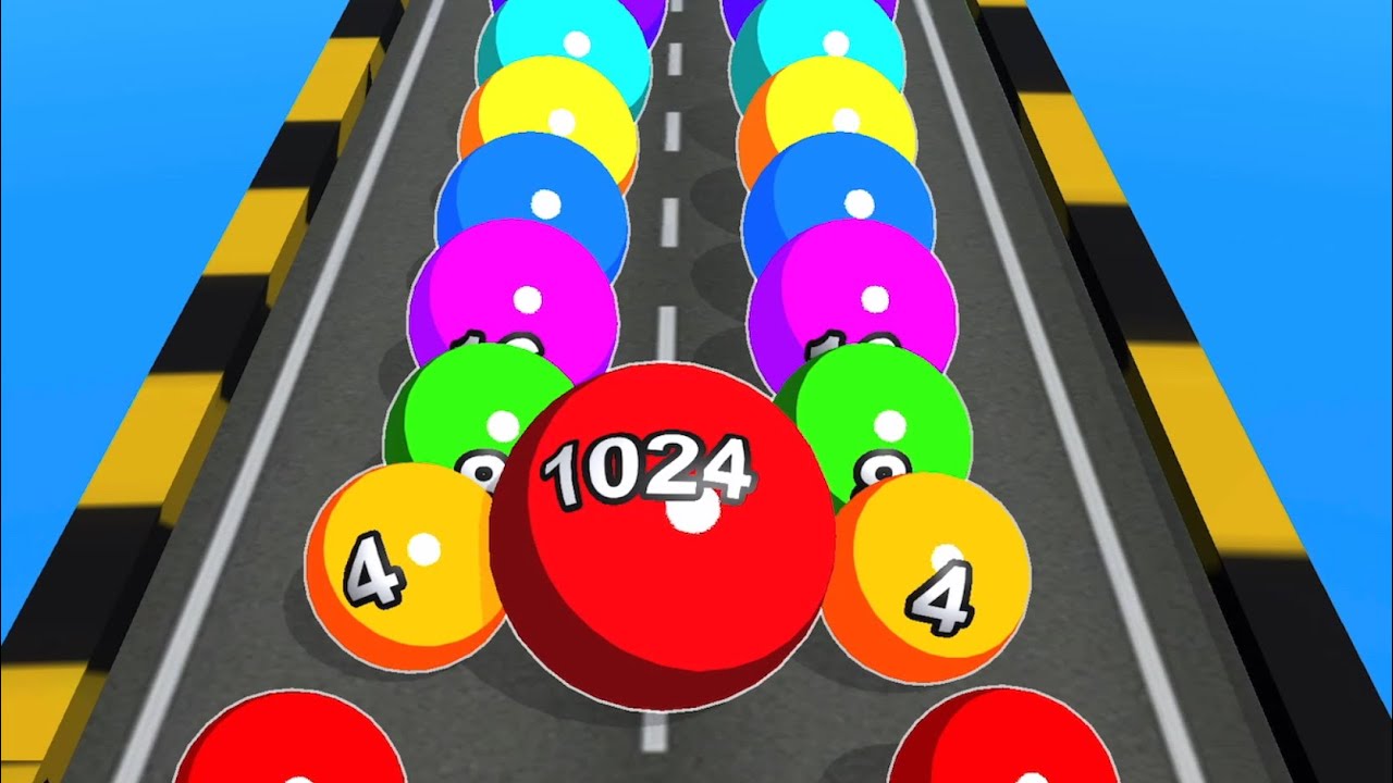 2048 Colors Ball Run 💸🎱 ️MAX LEVELS!! All Levels Gameplay Walkthrough ...