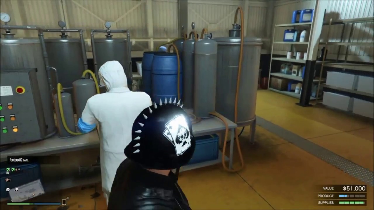 GTA 5 Online (Bikers DLC) Tour of the Meth Lab and Biker Clubhouse ...