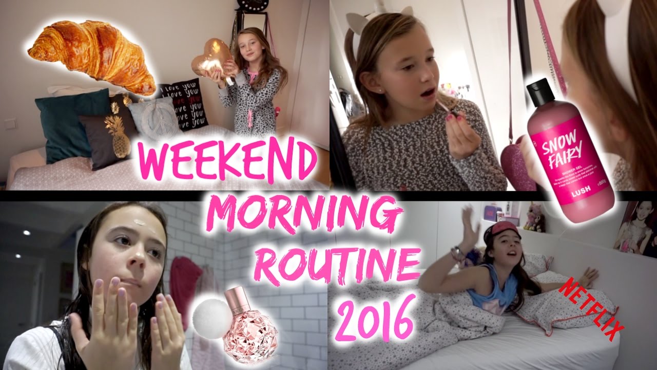 WEEKEND MORNING ROUTINE 2016! - YouTube