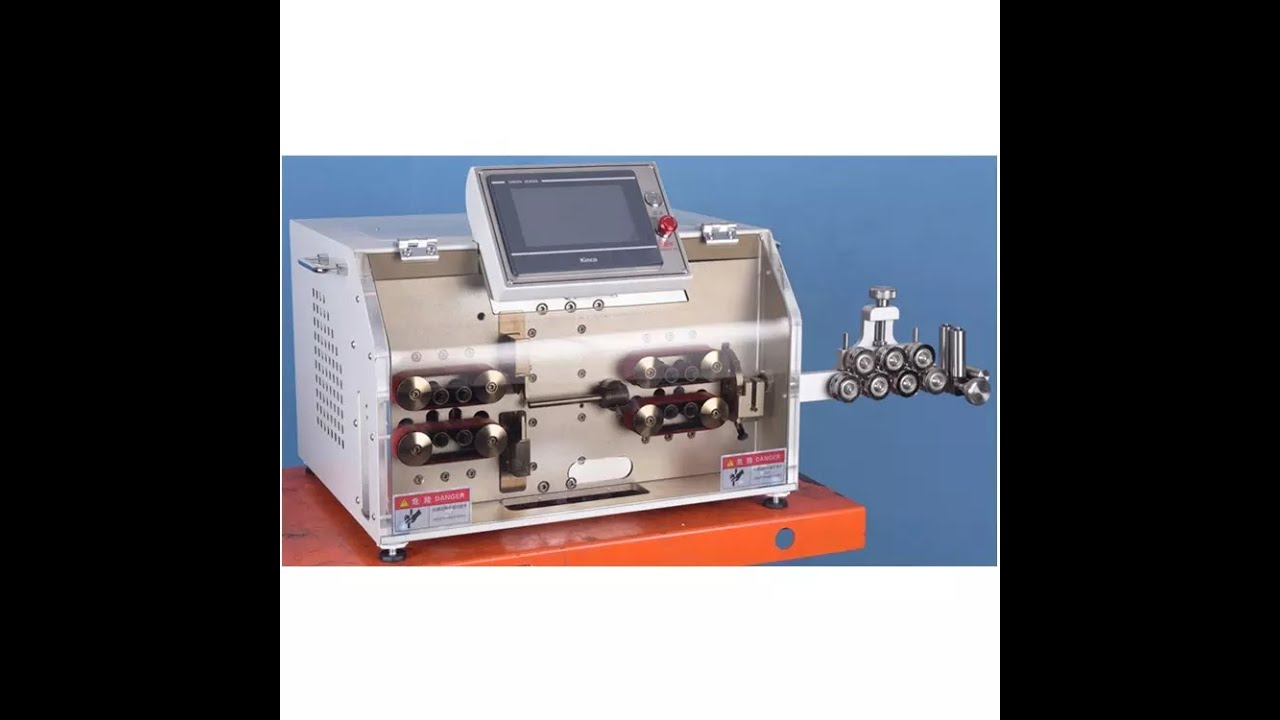 High speed automatic wire and cable stripping and cutting machine for ...