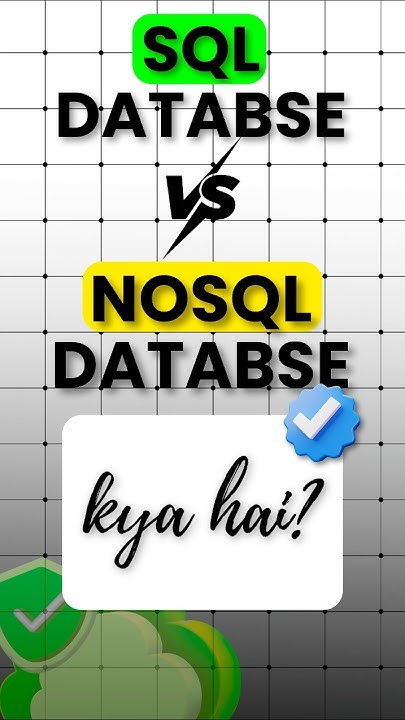 SQL vs NoSQL Database 📊 | Key Differences in 1 Minute! | 10 Minute ...