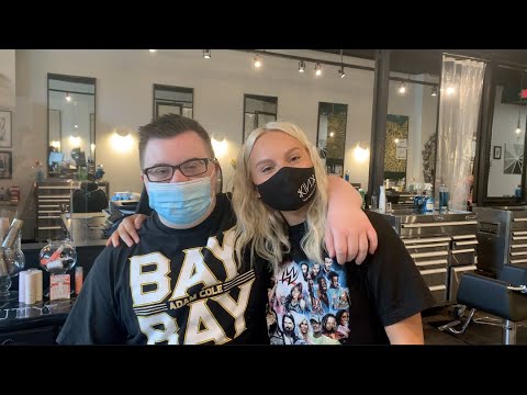 DEREK GETS A HAIRCUT FROM A BAKER BANTER FAN!!! - YouTube