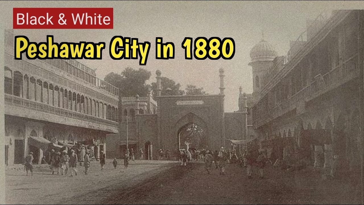 Old Peshawar City || Old rare photos of Peshawar city || My Past World ...