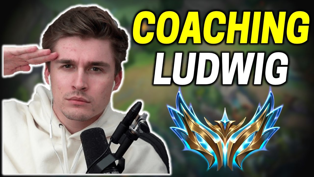 I Coached Ludwig in League of Legends - YouTube
