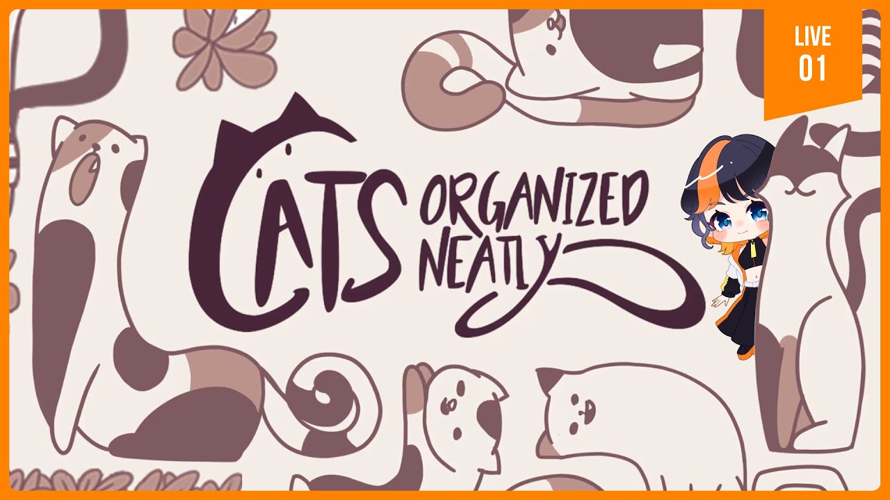001】配信テストがてらまったり【Cats Organized Neatly】 - YouTube