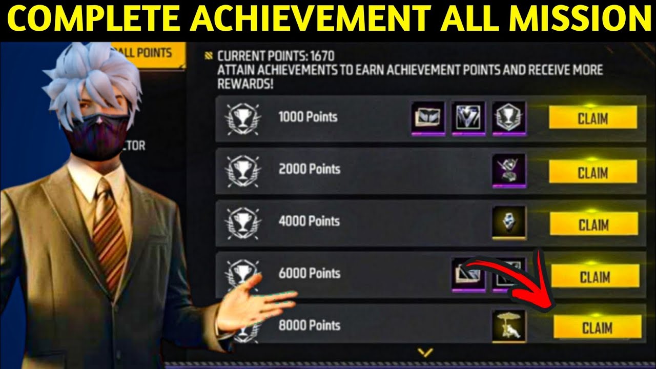 Free Emote kaise Milega? How to Complete Achievement all Mission ...