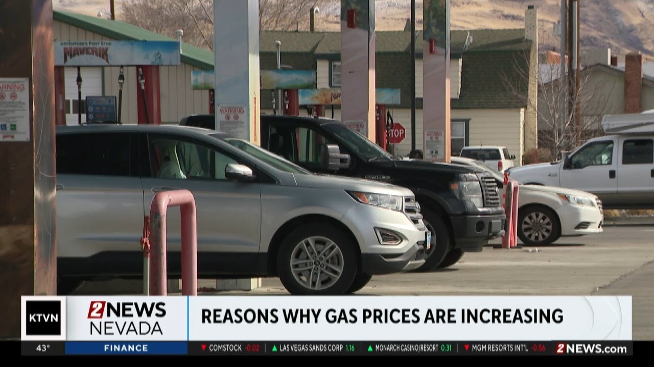 Gas prices up in Reno almost 25 cents on average - YouTube