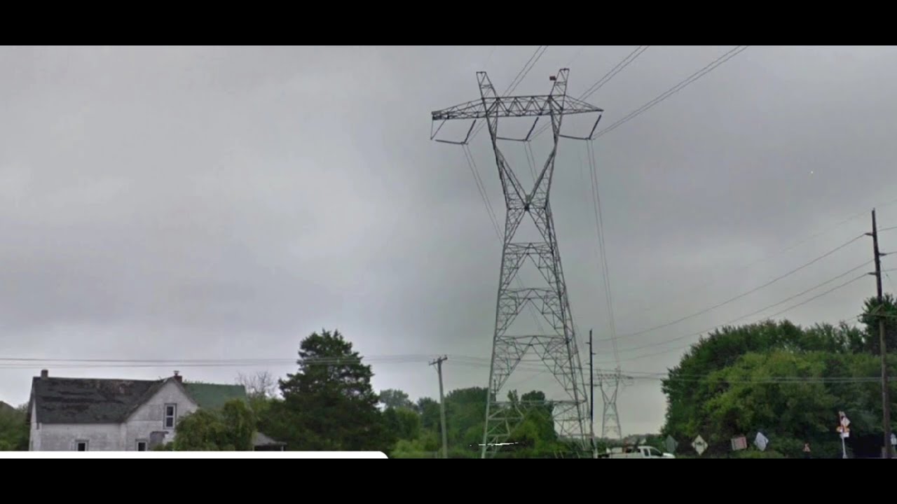 power lines in Indiana part 7 - YouTube