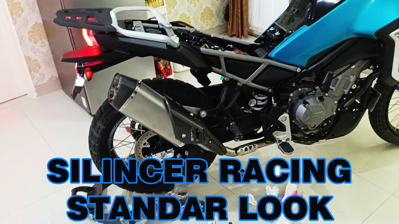REVIEW KNALPOT RACING CFMOTO 450 MT | SILINCER UNKNOWN - YouTube