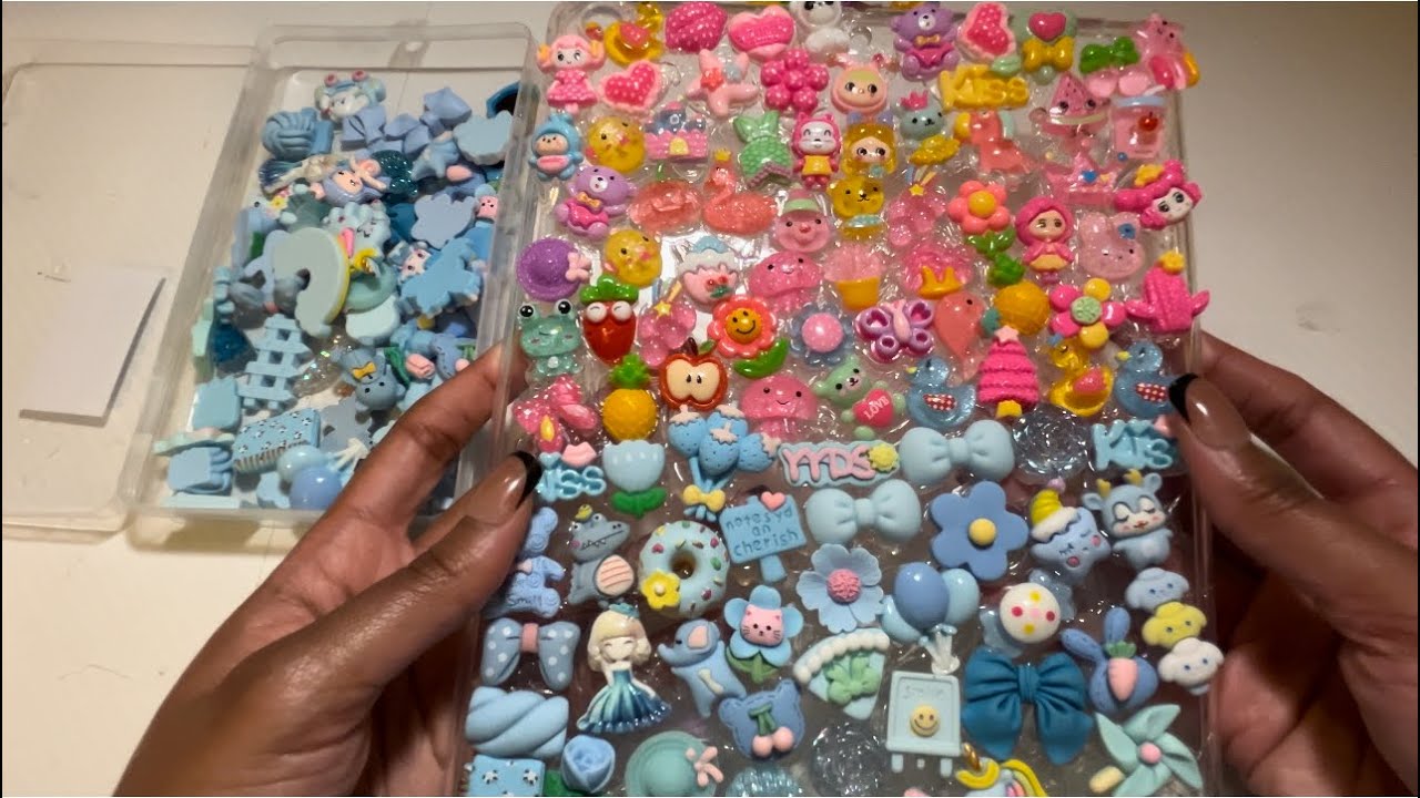 ASMR ~ DIY Charm IPad Case 💕🍭 - YouTube