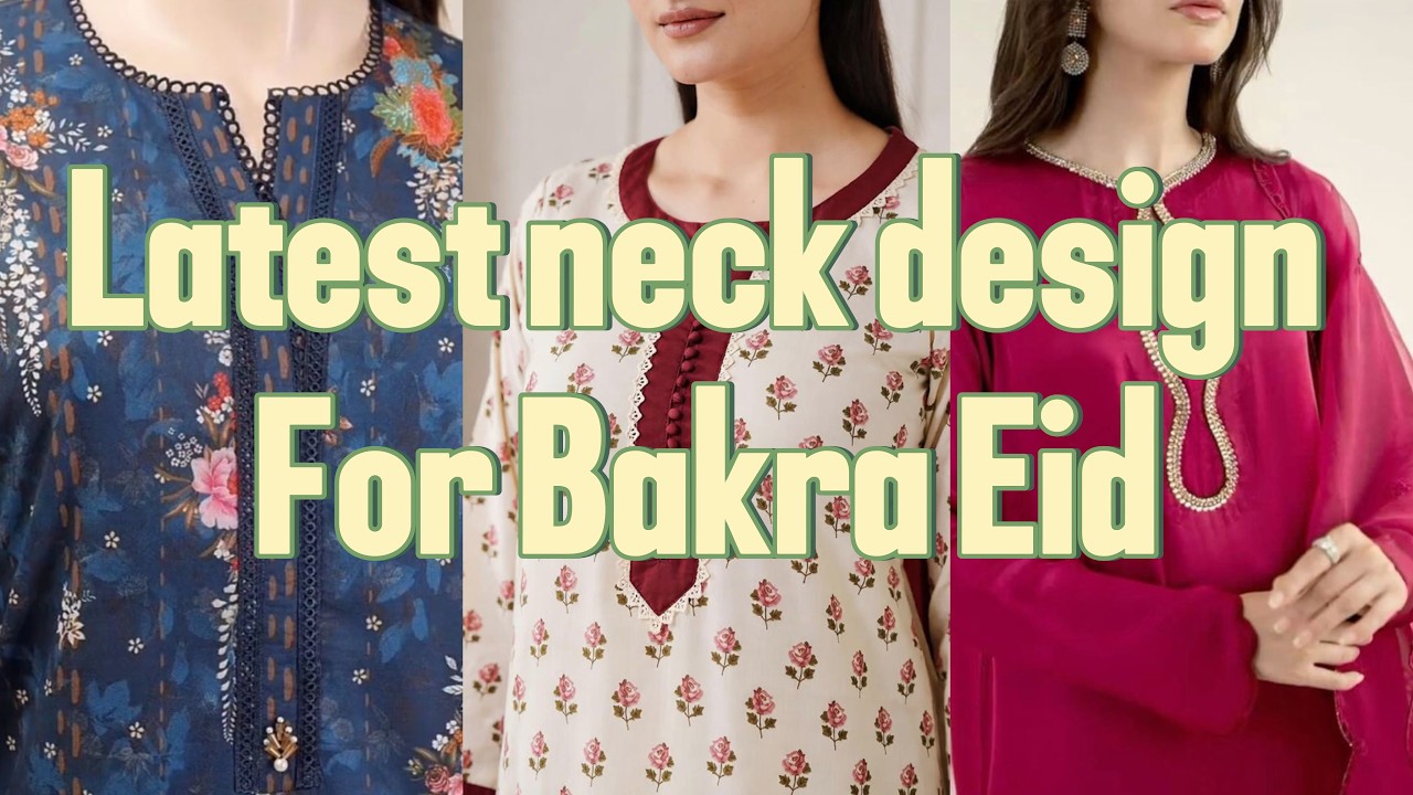 😍 Viral Neck Designs for Bakra Eid 2026 | Stylish Gala Ideas# ...