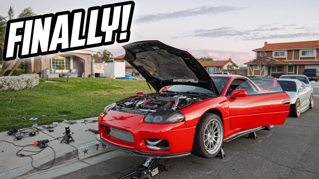 My Twin Turbo Mitsubishi 3000GT VR4 FINALLY RUNS! | Gas Tank Install ...