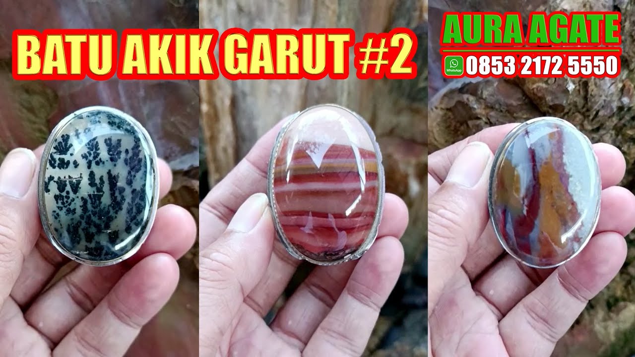 Ragam Motif Keunikan Batu Akik Garut #2 #AURAAGATE #AURAAGATEBL - YouTube