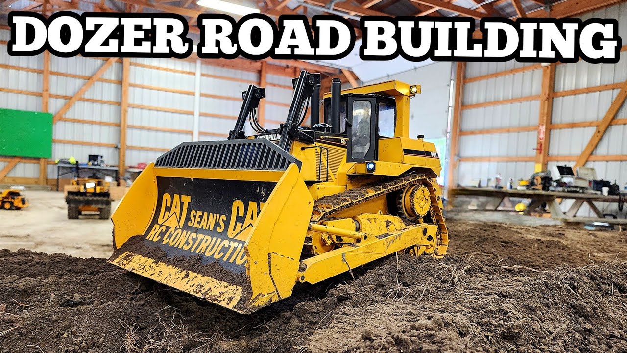 Rc Dozer Road making over a tunnel Marysville Rc Construction Show ...