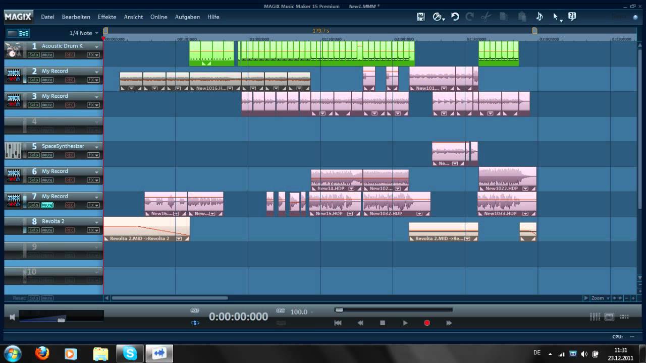 Modern Rock Ballad (Magix Music Maker and Fender American Standard ...