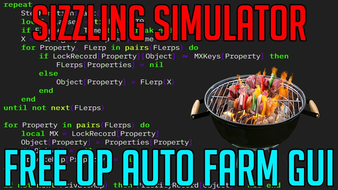 SIZZLING SIMULATOR | HACK/SCRIPT | FREE AUTOFARM , MAX LEVEL IN 1 DAY ...