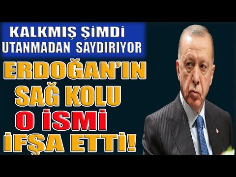 #sondakika Erdoğan'ın Sağ Kolu O ismi İfşa Etti: Utanmadan.....