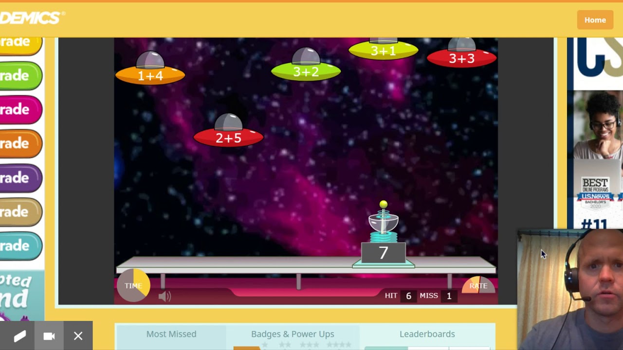 Arcademics Plus - Alien Addition - YouTube