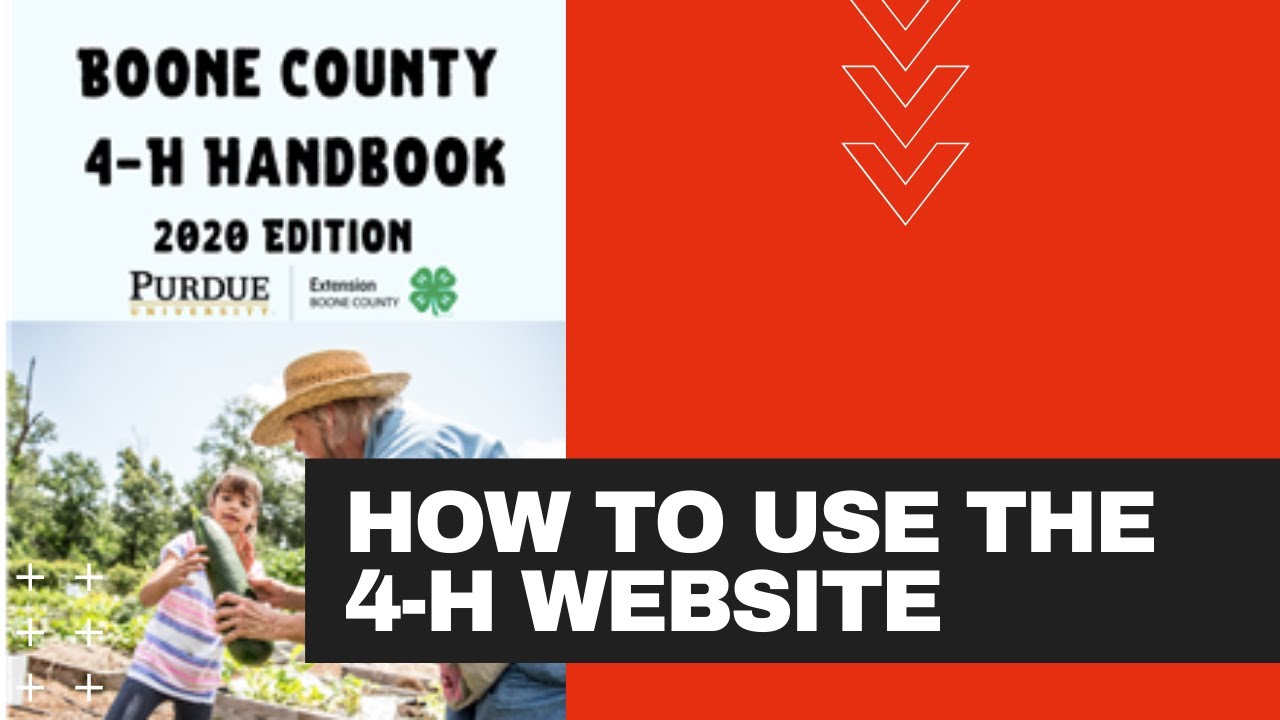 HOW TO USE THE 4-H WEBSITE - YouTube