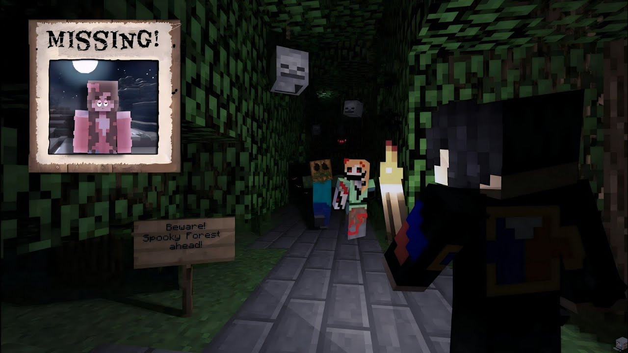 Minecraft: She DISAPPEARED in the Haunted Forest (tagalog) - YouTube