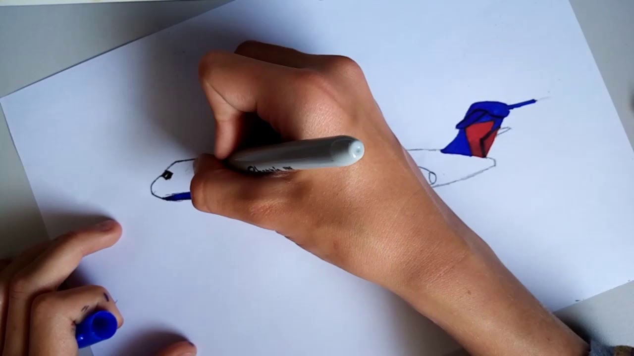 Drawing a Delta MD90 time-lapse - YouTube