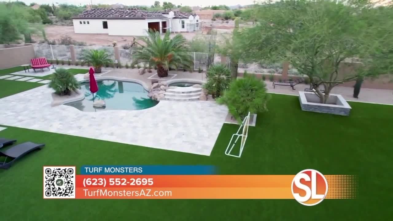 Upgrade your backyard! No mowing, no watering when Turf Monsters adds ...