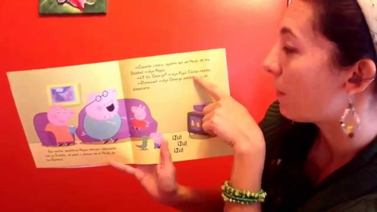 Ms Denise reading "Peppa Pig: El Hada de los Dientes" (part 2) - YouTube