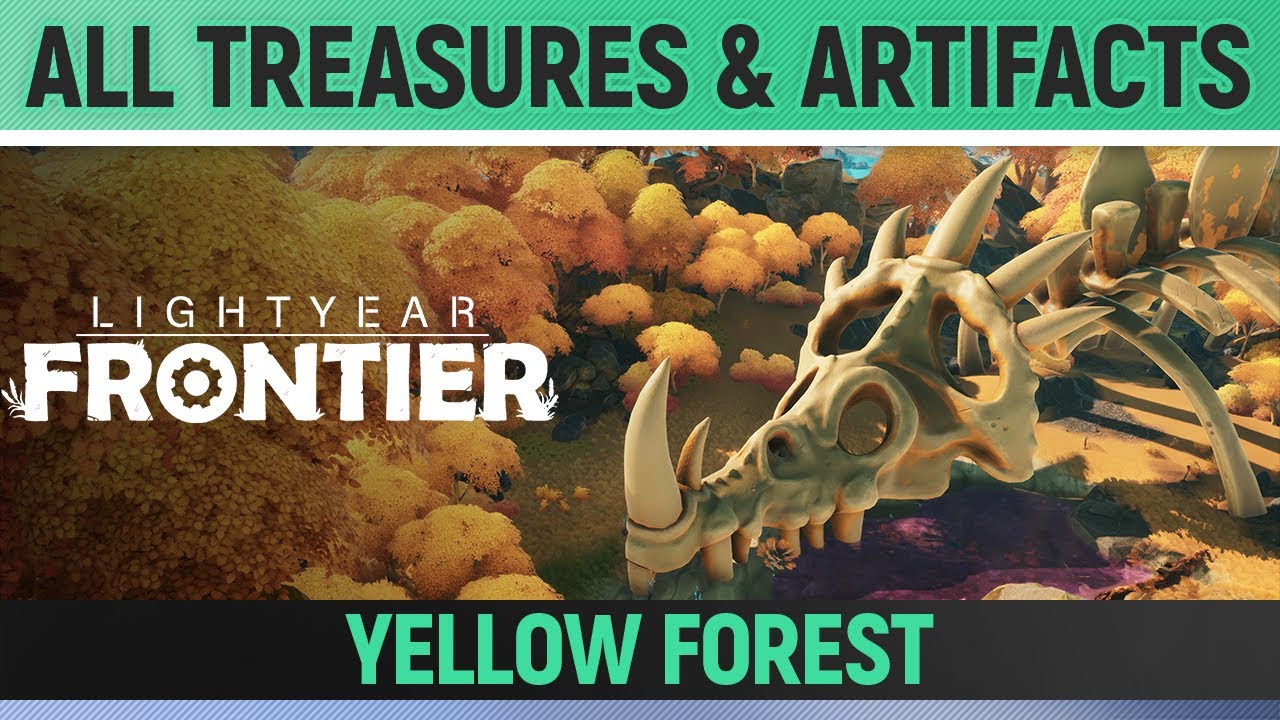 Lightyear Frontier - Yellow Forest - All Treasures & Artifacts (All ...
