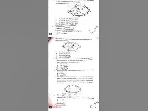Design and Analysis of Algorithm LCWU 2022 Past Paper Objective ...