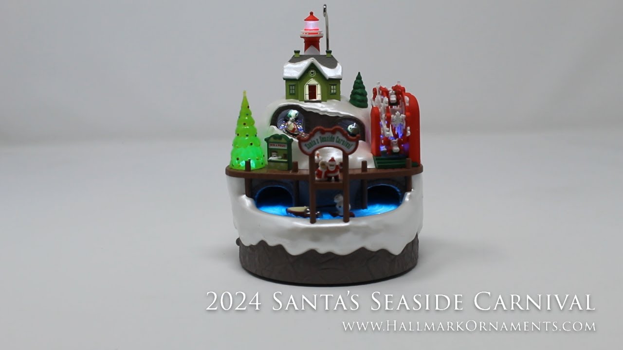 2024 Santa's Seaside Carnival Hallmark Ornament - YouTube