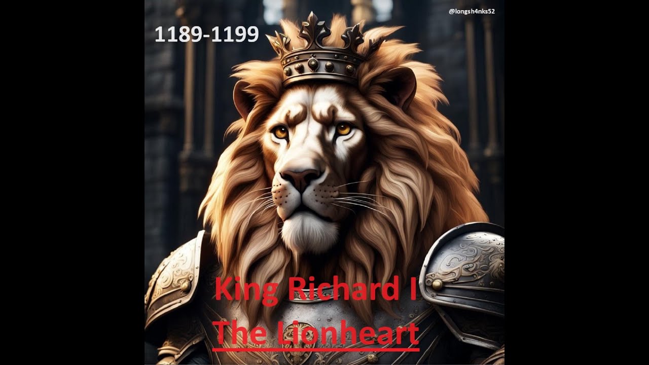 King Richard I: The Lionheart King #history #RichardLionheart # ...